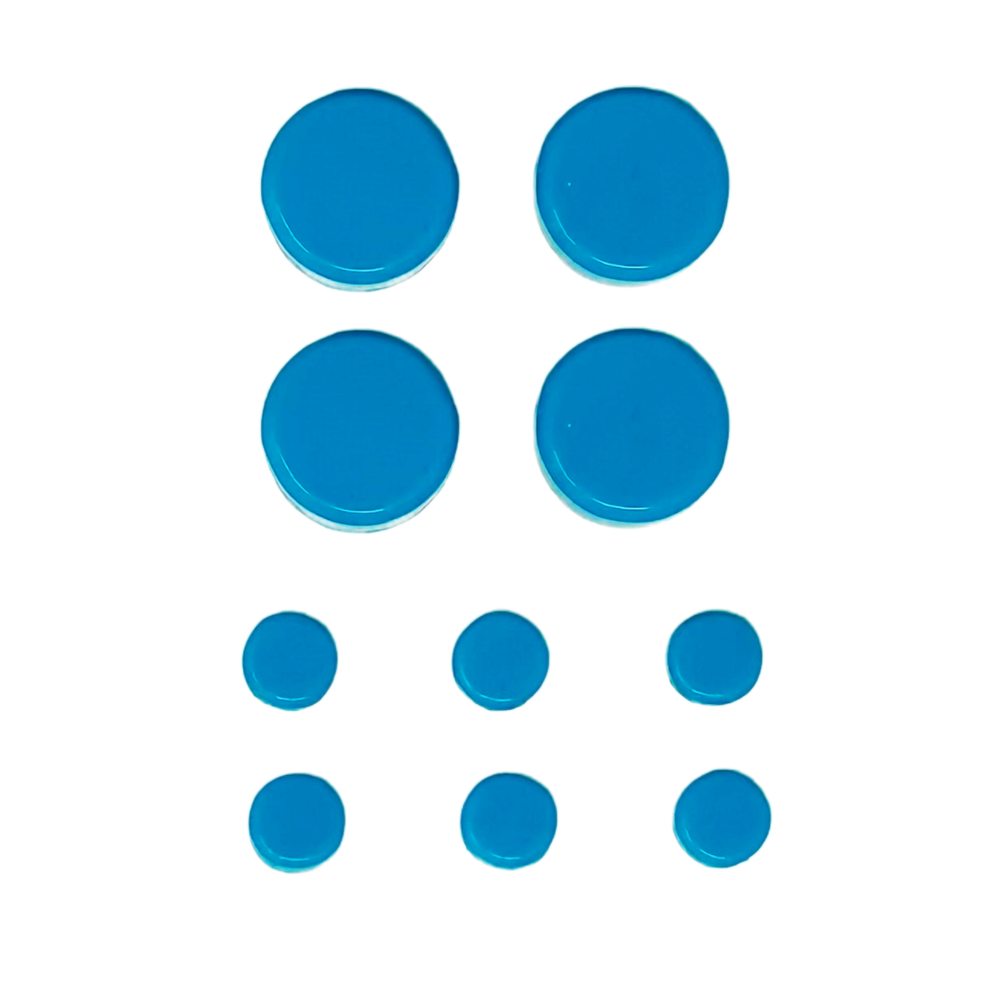 Closed Top Cylindrical Silicone Spacers