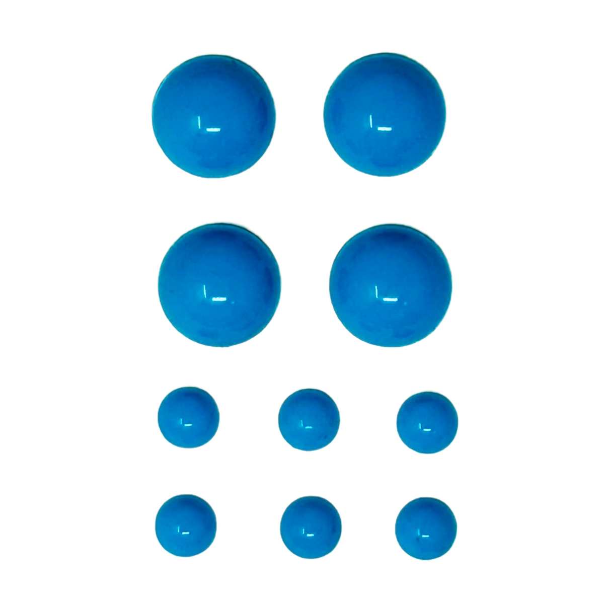 Closed Top Half Sphere Silicone Spacers