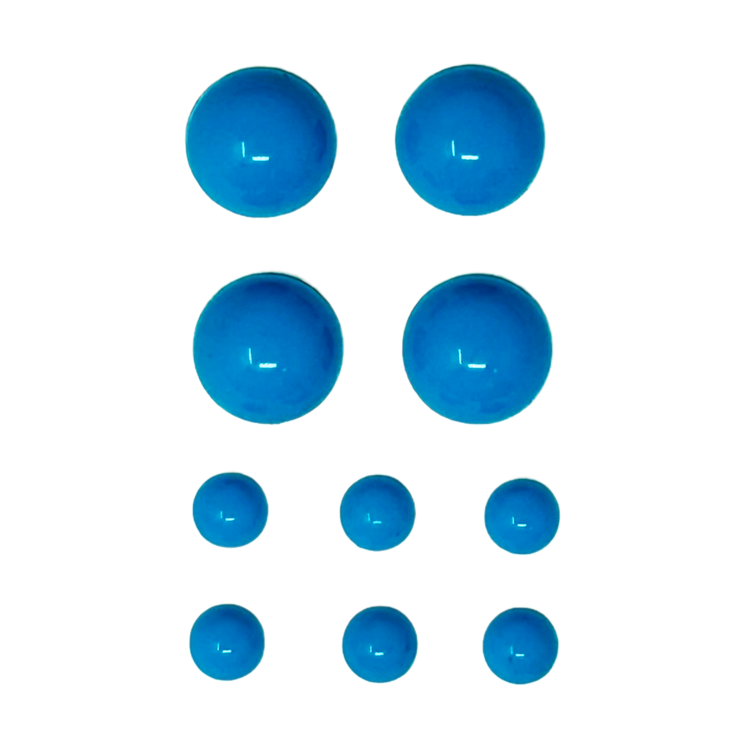 Closed Top Half Sphere Silicone Spacers