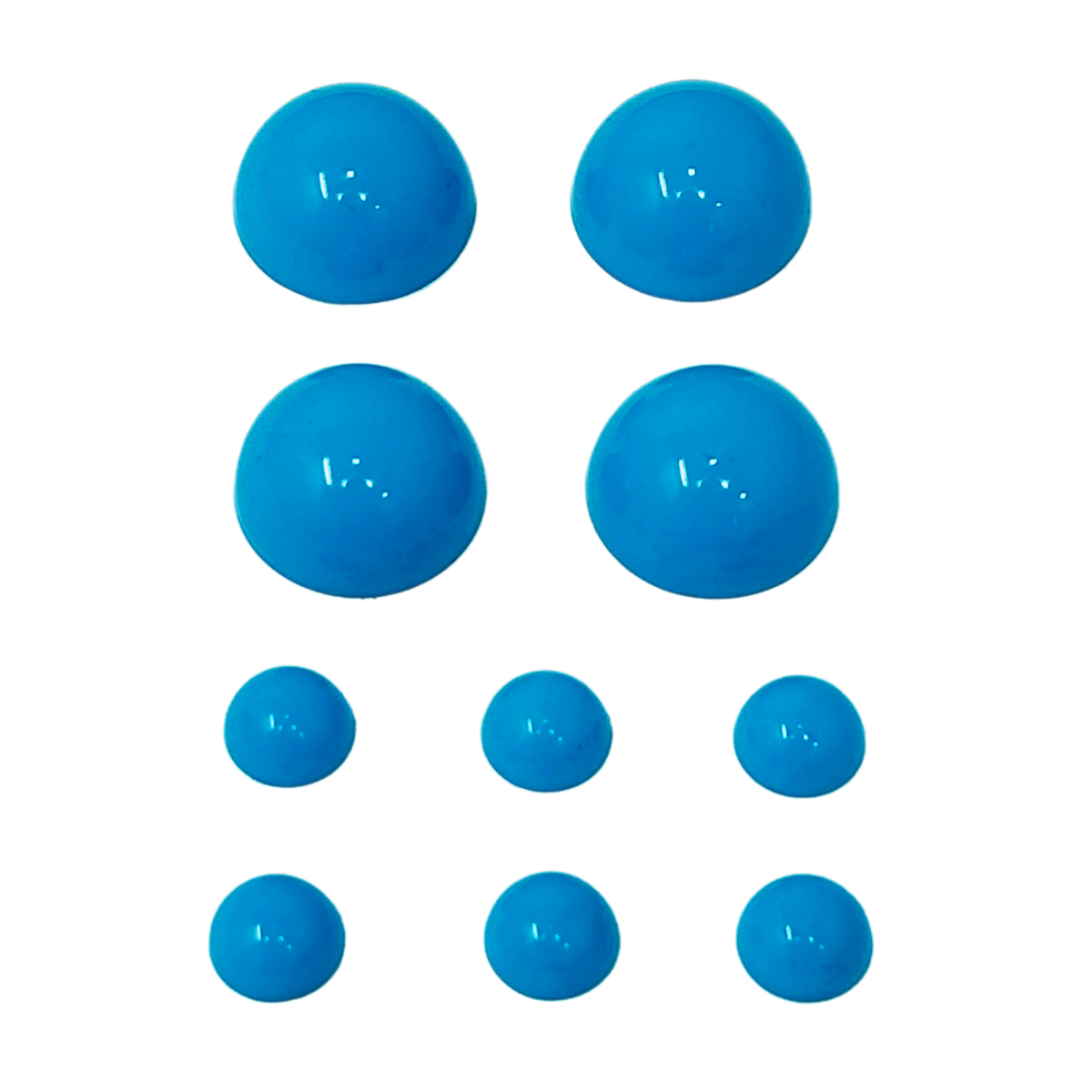 Closed Top Half Sphere Silicone Spacers