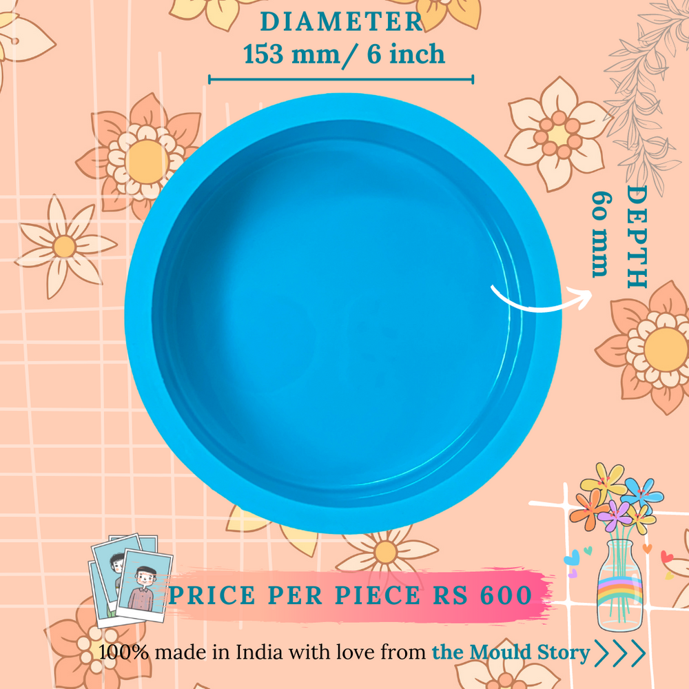 The Mould Story- 6 inch deep round mould